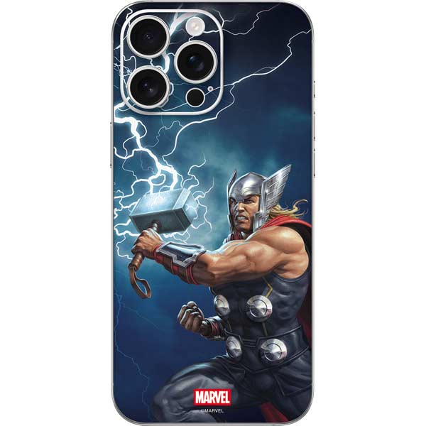 iPhone 16 Pro Max Marvel Thor Thor and Mjolnir Skin | Decals | Wraps ...