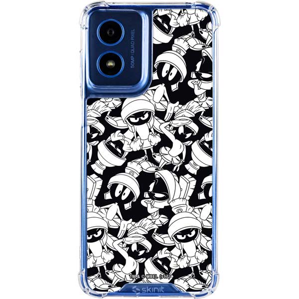 Looney Tunes Marvin Super Sized Pattern Moto G 5G Clear Case ...