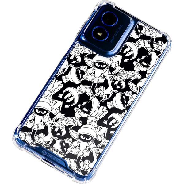 Looney Tunes Marvin Super Sized Pattern Moto G 5G Clear Case ...