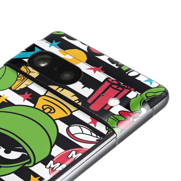 Looney Tunes Marvin the Martian Striped Patches Pixel Skins | Skinit.com