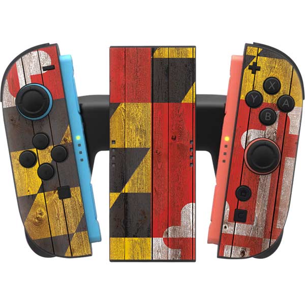 Maryland Flag Dark Wood Nintendo Switch 2 (2025) Joy-Con Controller ...