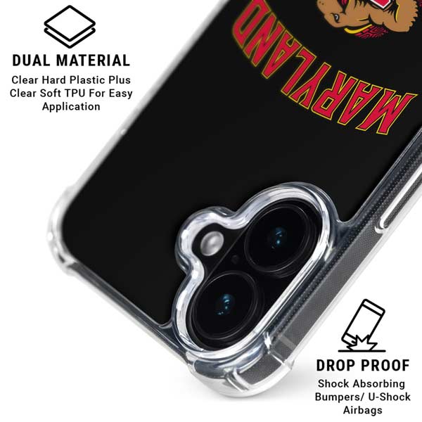 University of Maryland Collegiate Text iPhone 16 MagSafe Case | Skinit