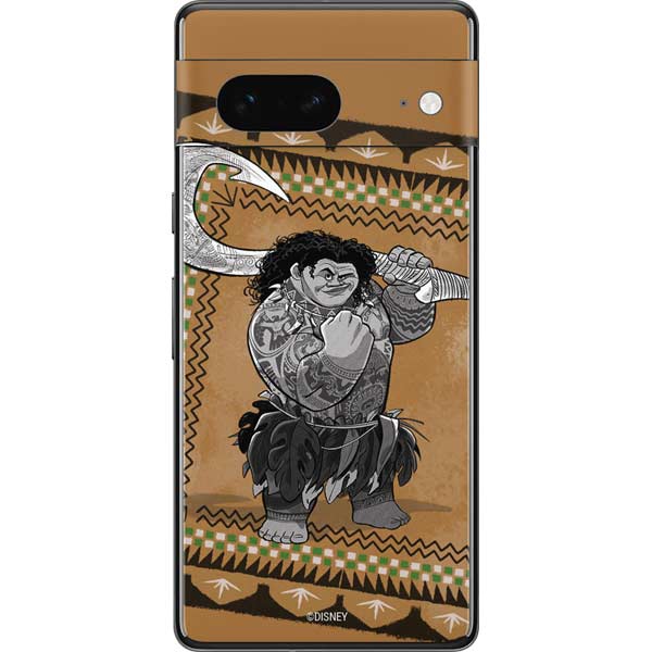 Disney Moana Maui Portrait Pixel Skins | Skinit.com
