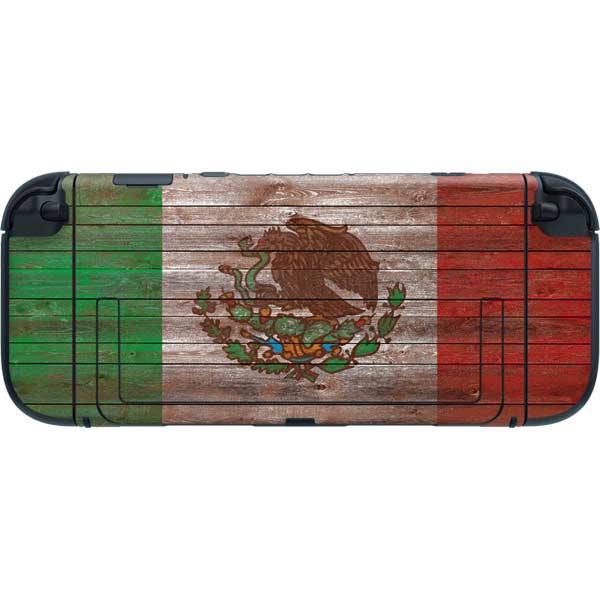 Mexican Flag Dark Wood Nintendo Switch 2 (2025) with Joy-Con Skin | Skinit
