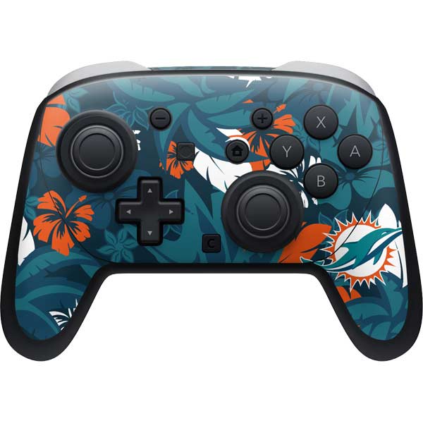 NFL Miami Dolphins Tropical Print Nintendo Switch 2 (2025) Pro ...