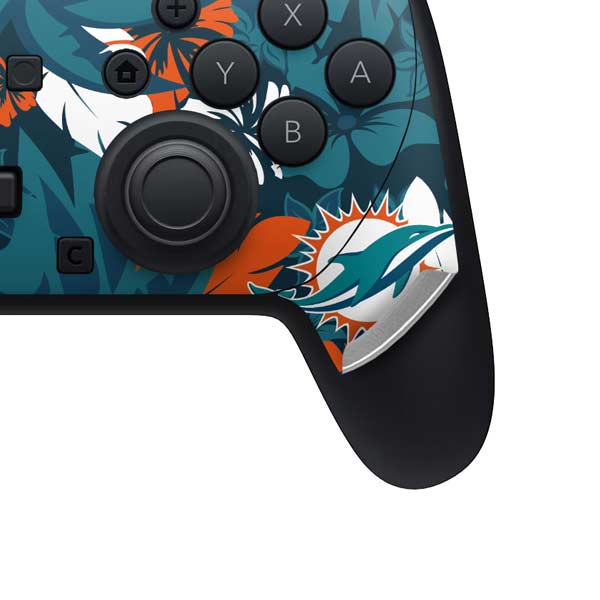 NFL Miami Dolphins Tropical Print Nintendo Switch 2 (2025) Pro ...