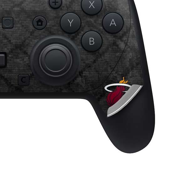 NBA Miami Heat Dark Rust Nintendo Switch 2 (2025) Pro Controller Skin ...