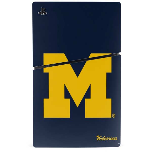 University of Michigan M Logo Bold Skin for PS5 Slim Digital Edition ...