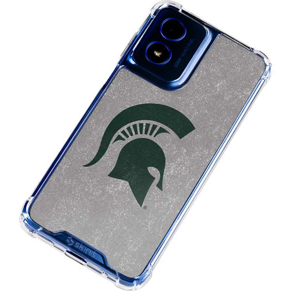 Michigan State University Grey Spartans Logo Moto G 5G Clear Case ...