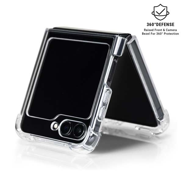 Michigan Wolverines M Galaxy Z Flip6 Clear Case | Skinit