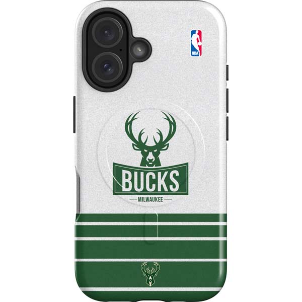 NBA Milwaukee Bucks Static Apple iPhone 16 Magsafe Impact Case ...