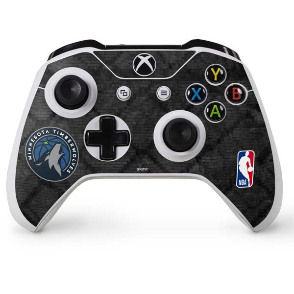 NBA Minnesota Timberwolves Dark Rust Xbox One S Console and Controller ...