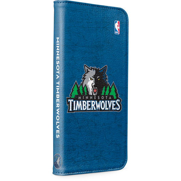 NBA Minnesota Timberwolves Distressed iPhone 7 Folio Case – Skinit
