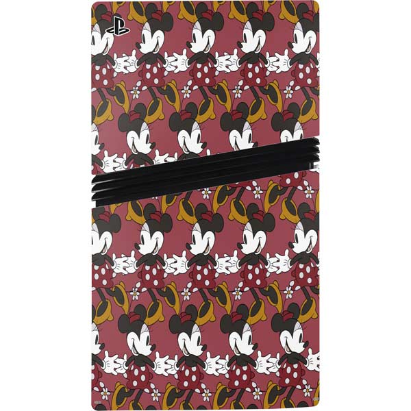 Disney Minnie Mouse Dancing Pattern Skin for PS5 Pro Console with Disk ...