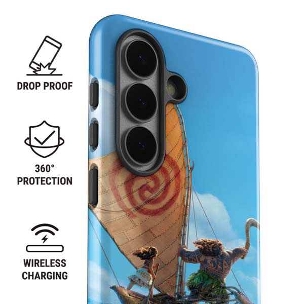 Disney Princess Moana Movie Poster Galaxy S26 Plus Impact Case – Skinit