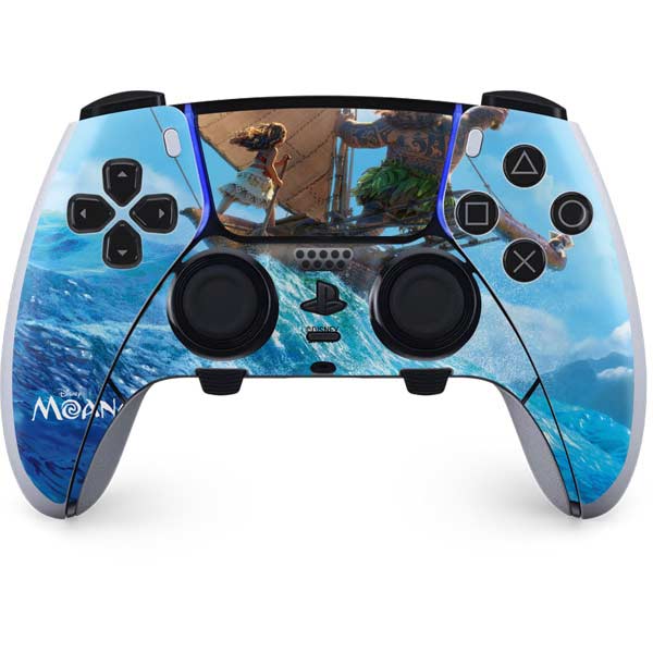 Moana and Maui Ride the Wave PS5 DualSense Edge Pro Controller Skin ...