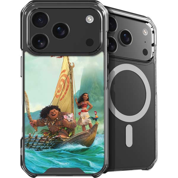 Disney Princess Moana and Maui Set Sail iPhone 17 Pro MagSafe Case | Skinit