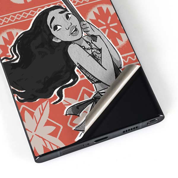 Galaxy S25 Ultra Disney Princess Moana Character Tropical Print Art ...