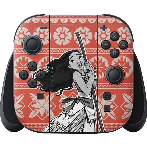 Disney Princess Moana Character Tropical Print Art Nintendo Switch 2 ...