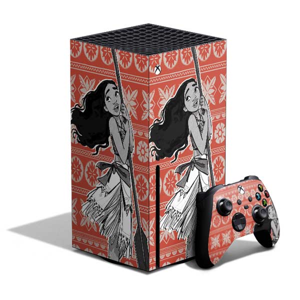 Disney Moana Character Tropical Print Art Xbox Series X Skins | Skinit.com
