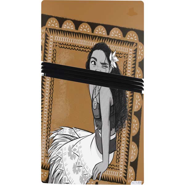 Disney Princess Moana Winking Art Skin for PS5 Pro Console | Skinit