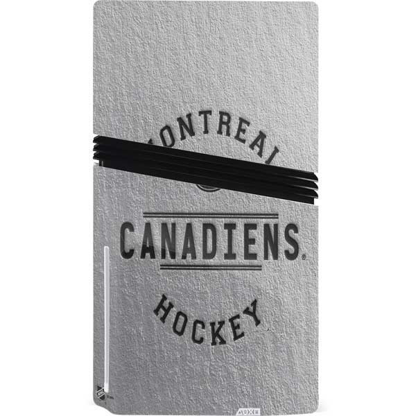 NHL Montreal Canadiens Black Text Skin for PS5 Pro Console with Disk ...