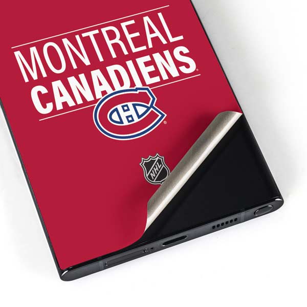 Galaxy S25 Ultra NHL Montreal Canadiens Lineup Skin | Skinit