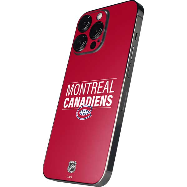 iPhone 16 Pro Max NHL Montreal Canadiens Lineup Skin | Decals | Wraps ...