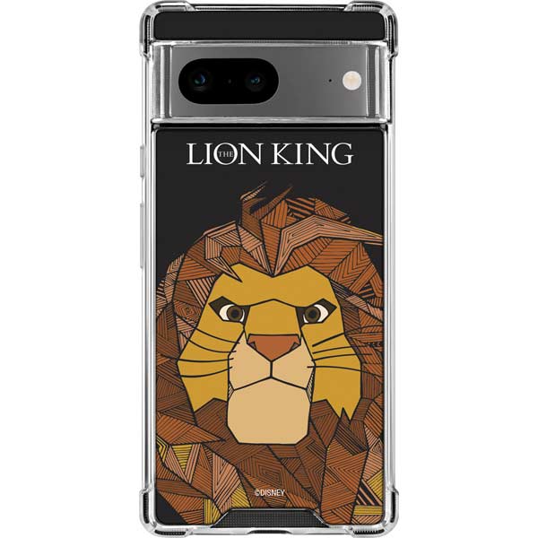 Disney The Lion King Mosaic Simba Art Google Pixel 8a Clear Case ...