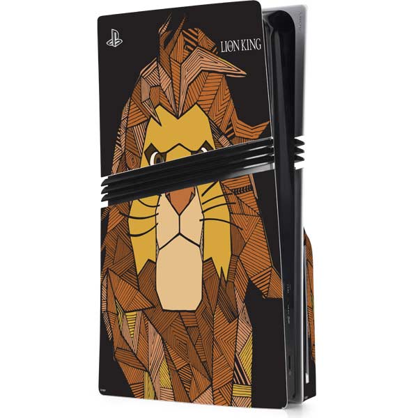 Disney The Lion King Mosaic Simba Art Skin for PS5 Pro Console with ...