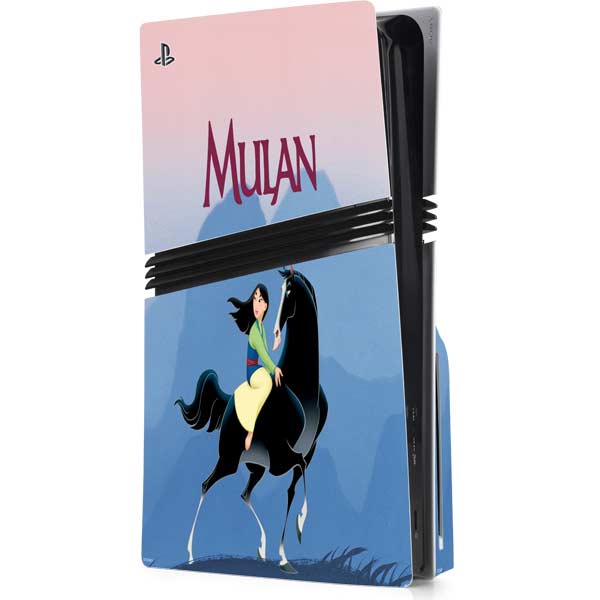 Disney Mulan Riding Khan Skin for PS5 Pro Console with Disk Drive | Skinit