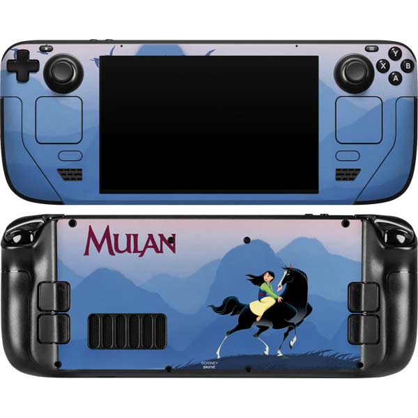 Disney Mulan Riding Khan Steam Deck Handheld Gaming Computer OLED Skin ...