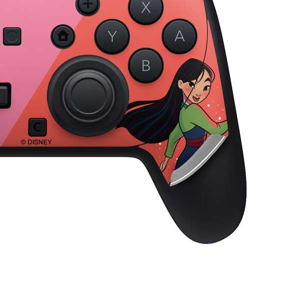 Disney Princess Mulan Art Nintendo Switch 2 (2025) Pro Controller Skin ...