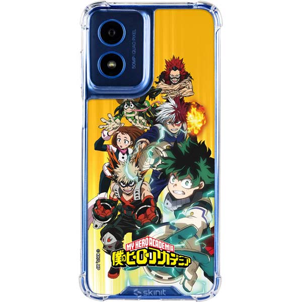 My Hero Academia Deku Squad Season 5 Moto G 5G Clear Case | Transparent ...