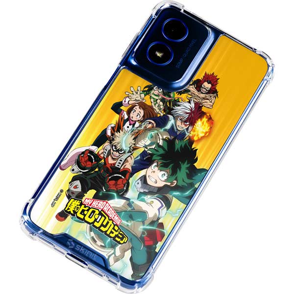 My Hero Academia Deku Squad Season 5 Moto G 5G Clear Case | Transparent ...