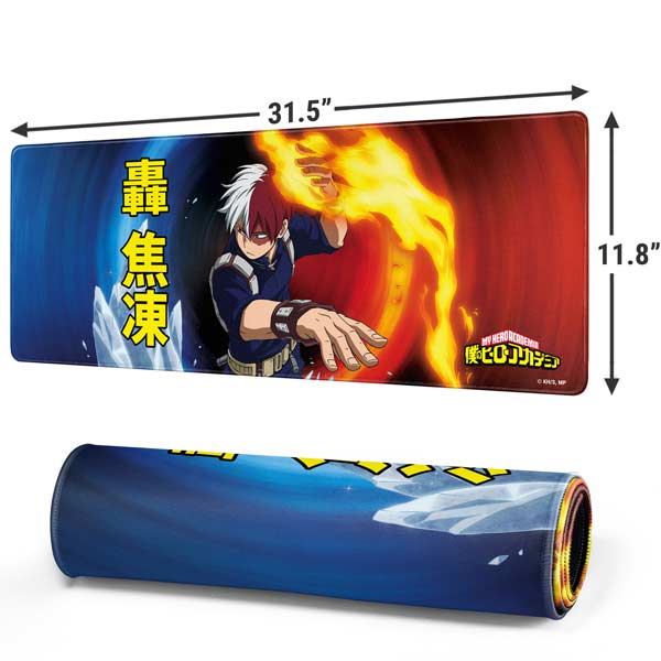 Skinit My Hero Academia Shoto Todoroki Season 4 XL Gaming Mouse Pad