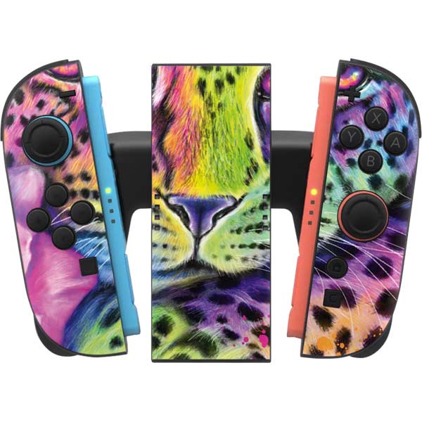Neon Rainbow Cheetah with Rose by Sheena Pike Nintendo Switch 2 (2025 ...