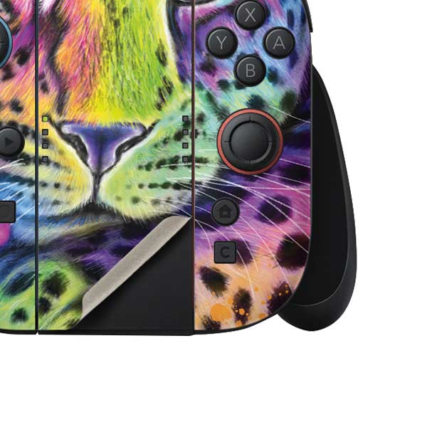 Neon Rainbow Cheetah with Rose by Sheena Pike Nintendo Switch 2 (2025 ...