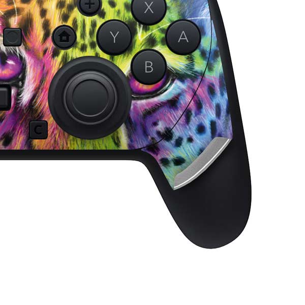 Neon Rainbow Cheetah with Rose by Sheena Pike Nintendo Switch 2 (2025 ...