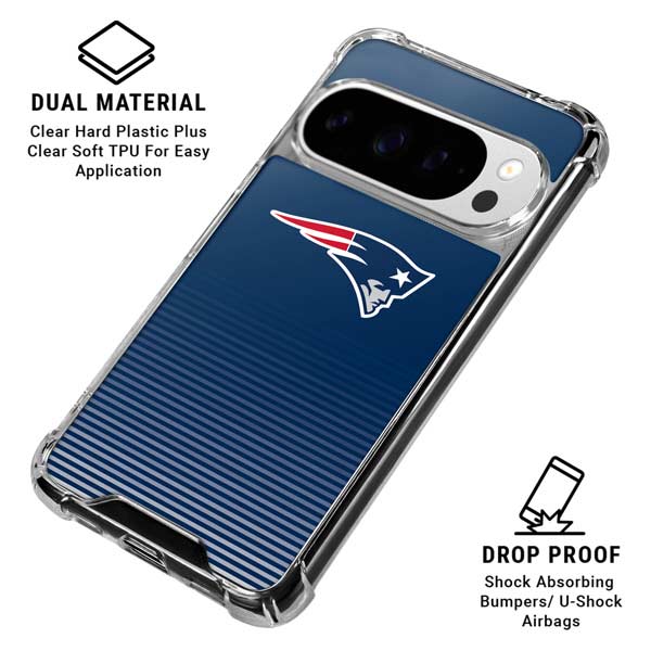 NFL New England Patriots Breakaway Google Pixel 10 Pro XL Clear Case ...