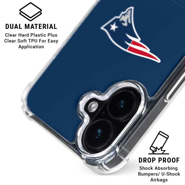 NFL New England Patriots Breakaway iPhone 17 Clear Case | Clear Phone ...