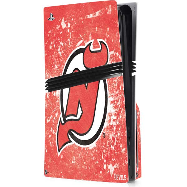 NHL New Jersey Devils Frozen Skin for PS5 Pro Console with Disk Drive ...
