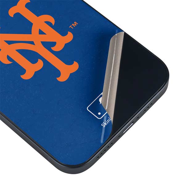 iPhone Skins | Shop Official MLB New York Mets Solid Distressed Skins ...
