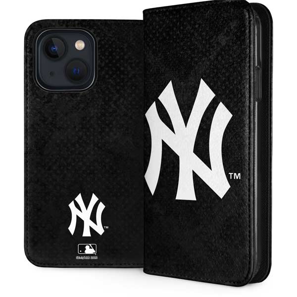 New York Yankees Dark Wash iPhone 15 Folio Case | iPhone 15 Phone Cases ...