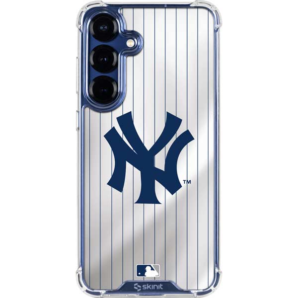 MLB New York Yankees Home Jersey Galaxy S25 Clear Case | Transparent ...