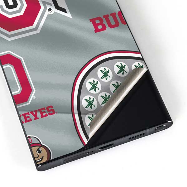Galaxy S25 Ultra Ohio State University Pattern Skin | Skinit