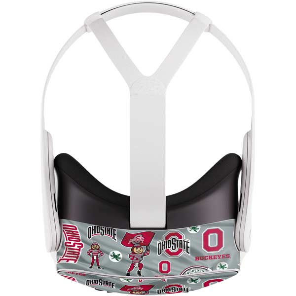 Ohio State University Pattern Meta Quest 3S Skin | Decals | Wraps | Skinit