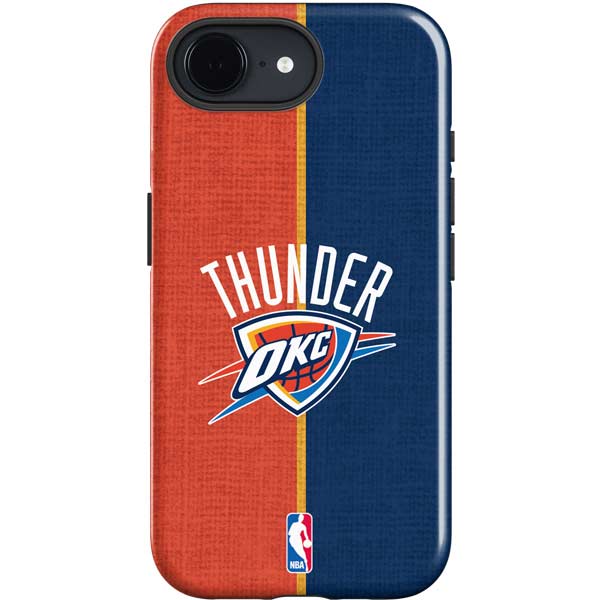 iPhone 16e NBA OKC Thunder Split Impact Case | Maximum Protection – Skinit