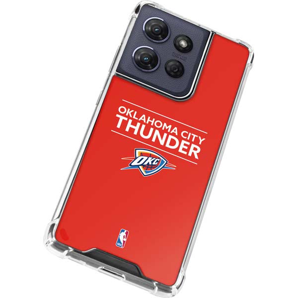 NBA Oklahoma City Thunder Standard - Orange Moto G Play 5G (2025) Clear ...