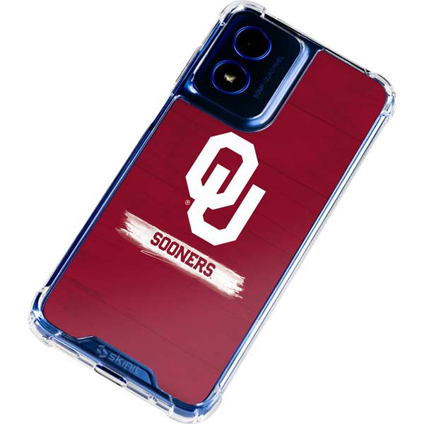 University of Oklahoma Sooners Moto G 5G Clear Case | Transparent Phone ...